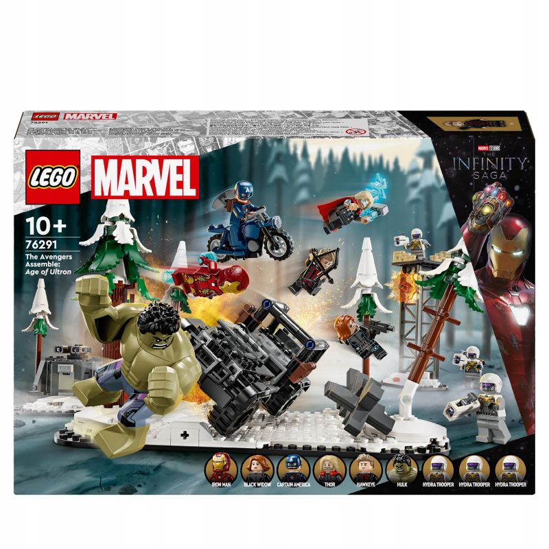 LEGO Marvel Avengers Czas Ultrona 76291 10+ 613 elementów
