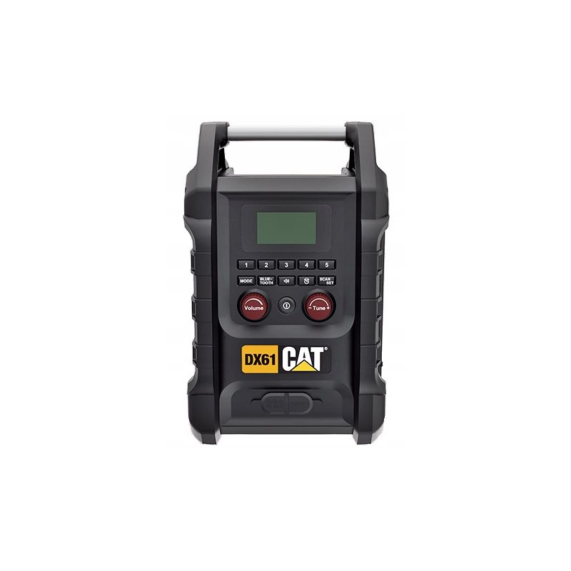 Radio CAT DX61B Bluetooth 18V AUX wyświetlacz