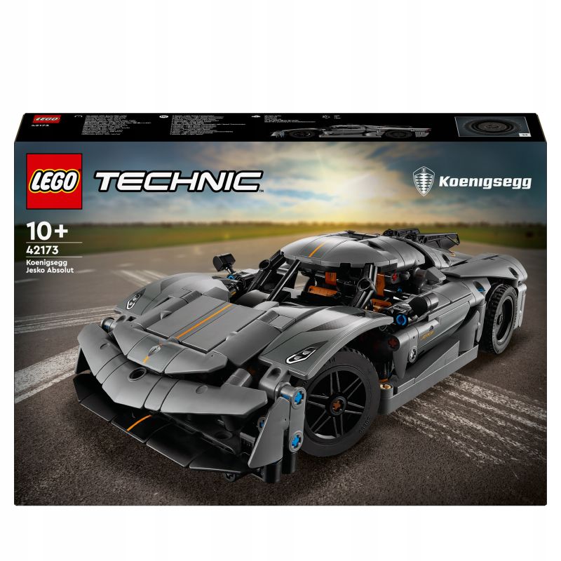 LEGO Technic Szary hipersamochód Koenigsegg Jesko Absolut 42173 10+ 801 el.